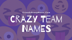 Crazy Team Names 2025