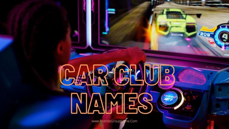 Cool Car Club Names 2025