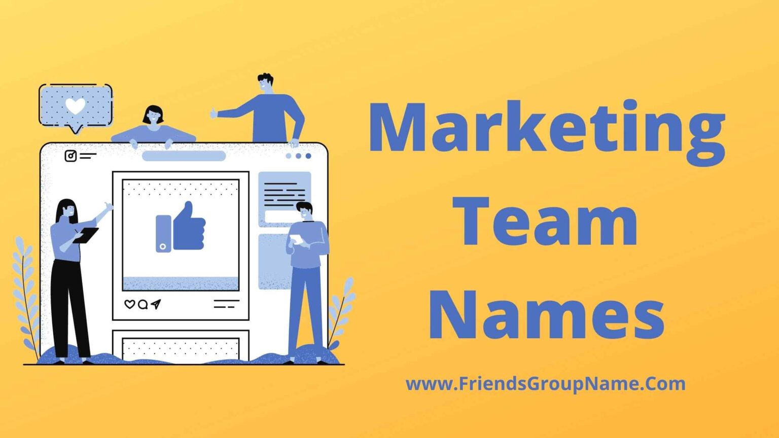 Marketing Team Names 2023 Best Funny Cool Names List Marketing Team Names 2023 Best Funny Cool Names List