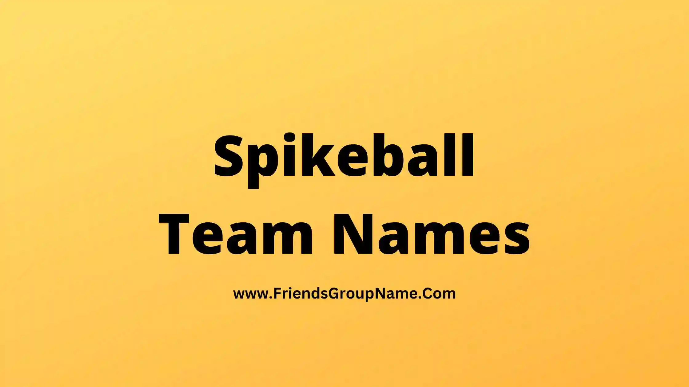 Spikeball Team Names 2024 Best Funny Good Team Names For Spikeball